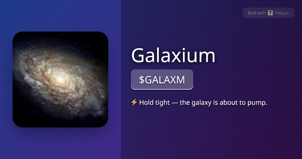 Galaxium (GALAXM) | Crypto Website | Token Launch