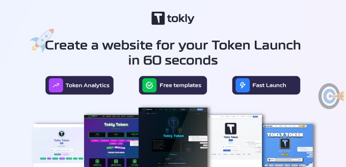 Tokly - #1 Memecoin Website Builder | No-Code Token Launch Platform